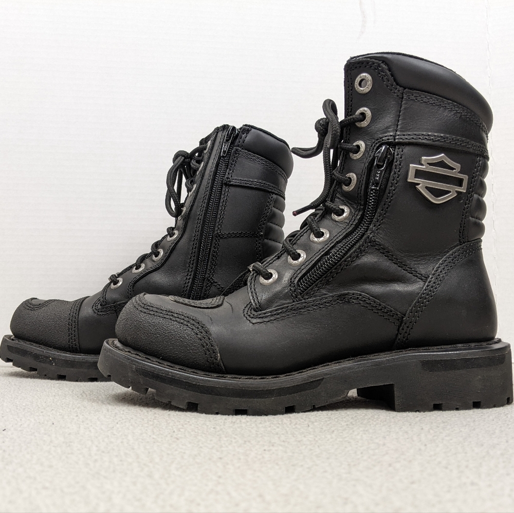 Harley Davidson Sydney Side Zip Motorcycle Riding Boo… - Gem